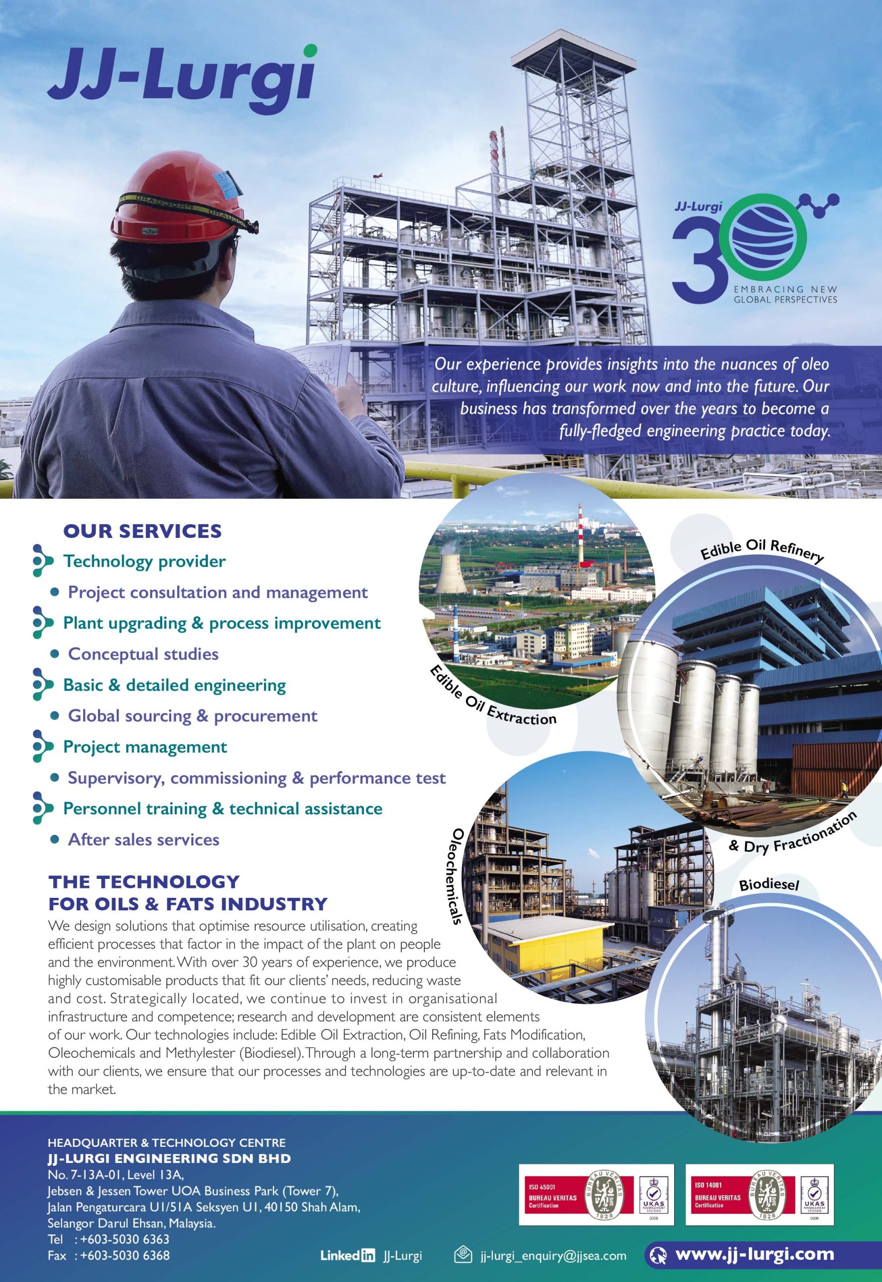JJ-Lurgi Engineering Sdn Bhd - ICROP DIRECTORY